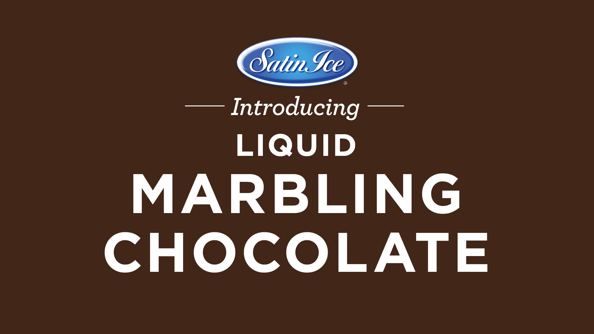 Liquid Marbling Chocolate – Satin Ice