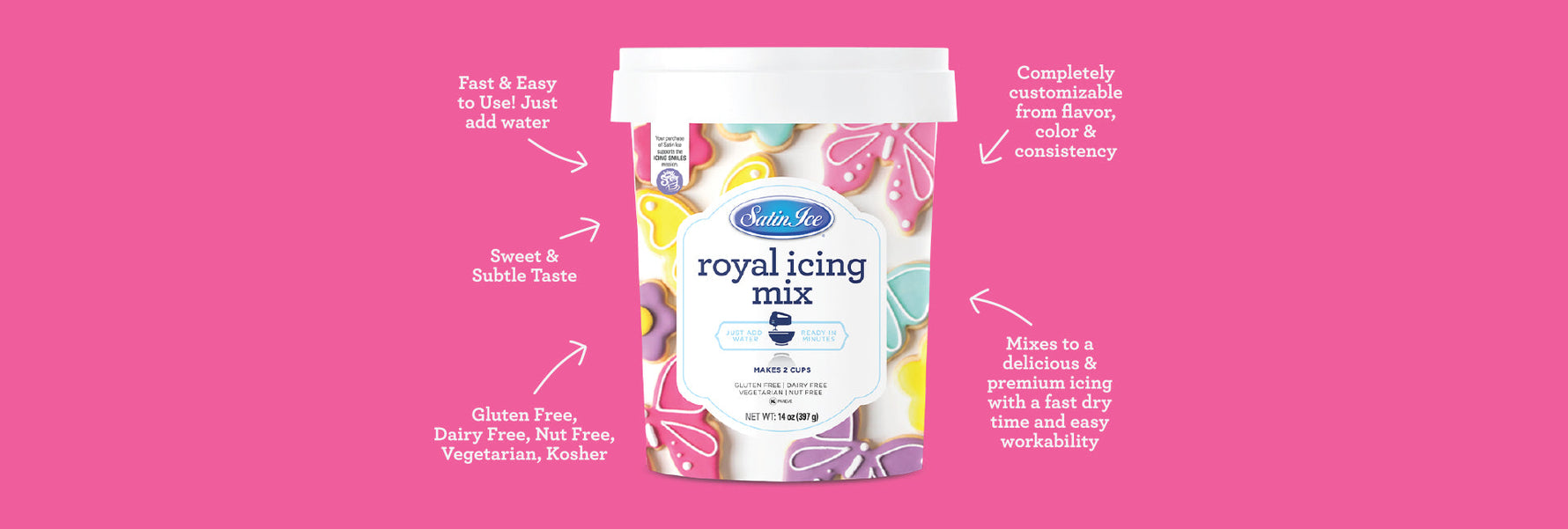 Royal Icing Mix – Satin Ice