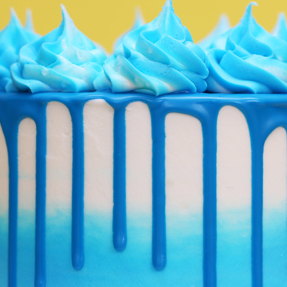 Satin Ice Blue Cake Drip - 8.8 oz Bottle