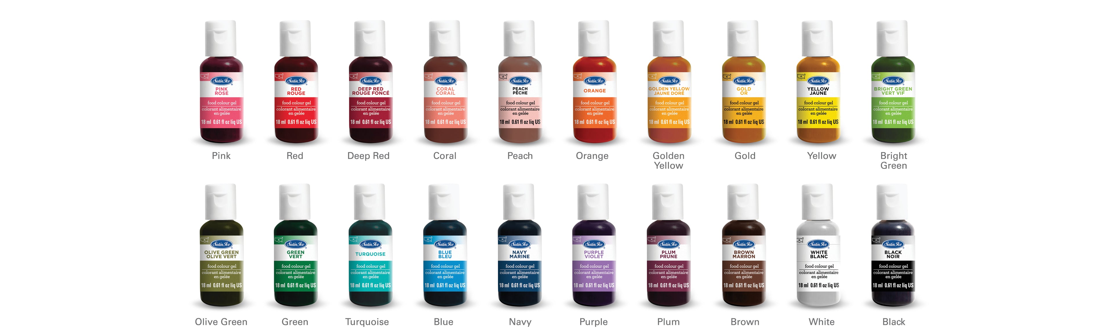 Food Color Gel – Satin Ice